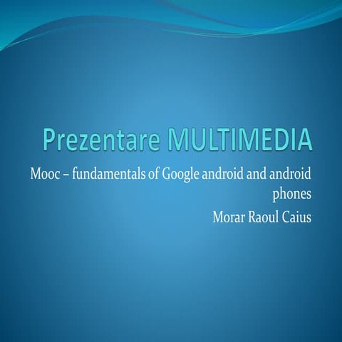 Prezentare multimedia | PPT