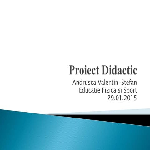 Prezentare proiect didactic startul si lansarea de la start | PPTX