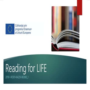 Prezentare proiect Reading for LIFE | PPTX