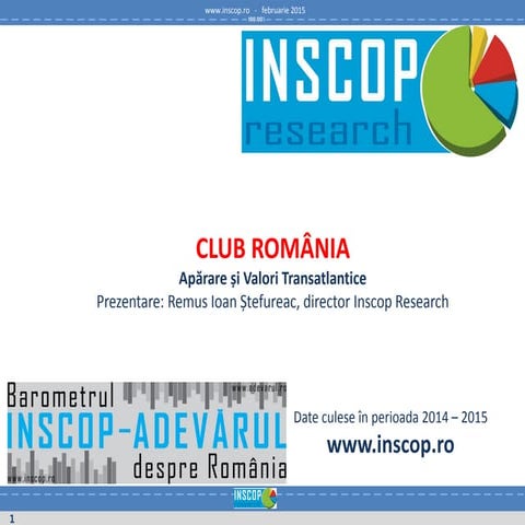 Prezentare INSCOP Research pentru Adevarul | PPT