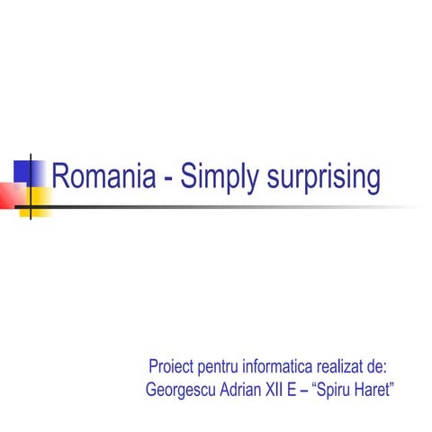 Prezentare romania | PPT