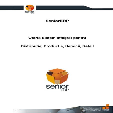 SeniorERP Presentation | PDF