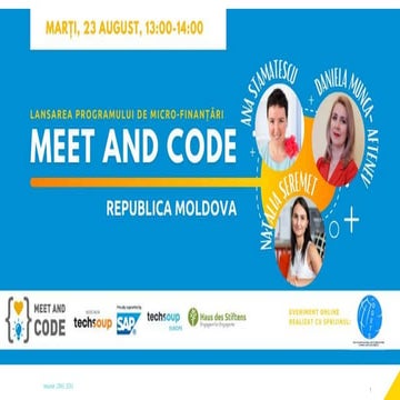 Lansare Meet and Code Moldova 2022 | PPTX