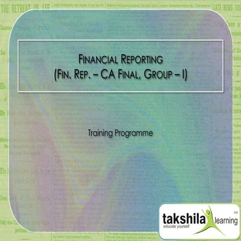 Financial Reporting | PPTX