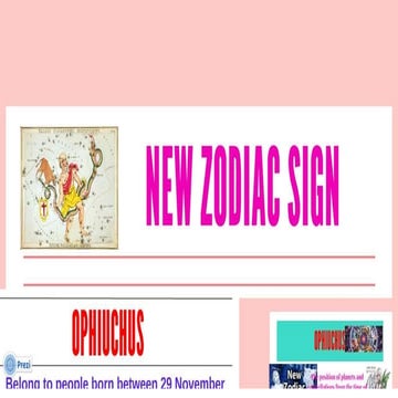 NEW ZODIAC SIGN | PPT
