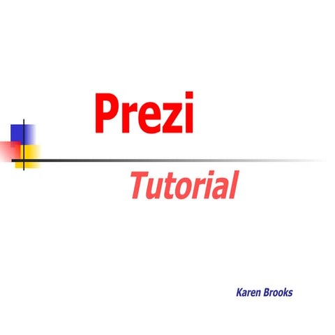 Prezi tutorial 2010 | PPT