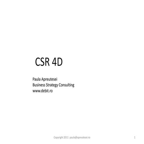 CSR 4D | PPT