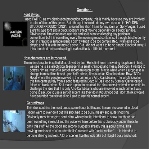 Evaluation of Film Opening | PPT