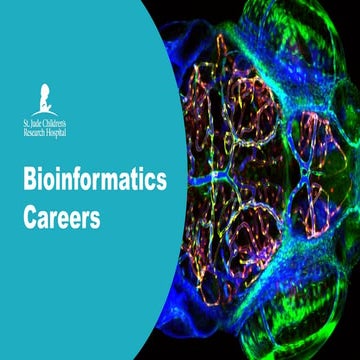 Bioinformatics Research Scientist Careers at St. Jude Children's ...