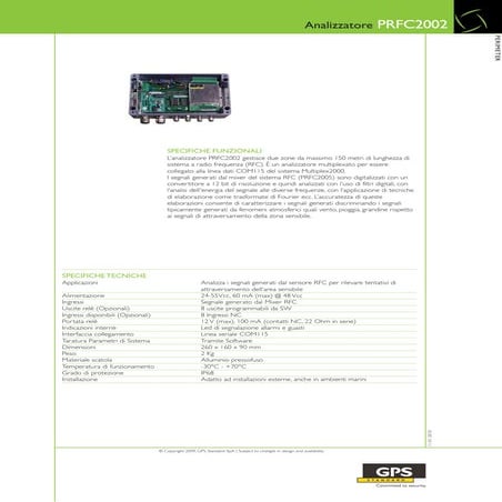 Gamma Sofrel S500: stazioni remote di telegestione modulari | PDF