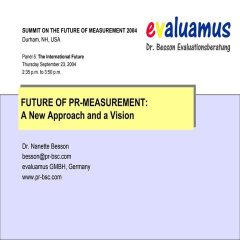 Strategic PR-Measurement and how Six Sigma can prove business outcomes ...