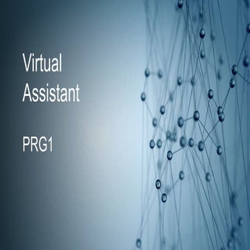 Python project based on virtual assistantpptx | PPTX