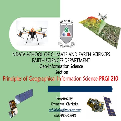 Prgi 210 lecture 1 intro to gi science | PPT