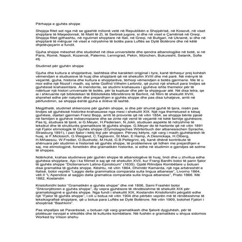 Përhapja e gjuhës shqipe | RTF