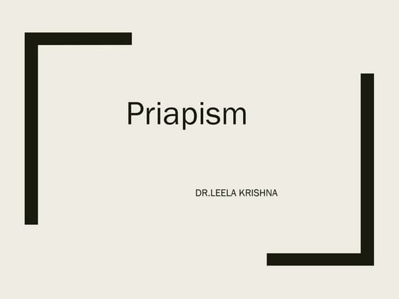 Priapism | PPT