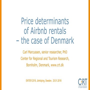 Price determinants of Airbnb rentals – the case of Denmark | PDF | Europe Travel | Travel Locations