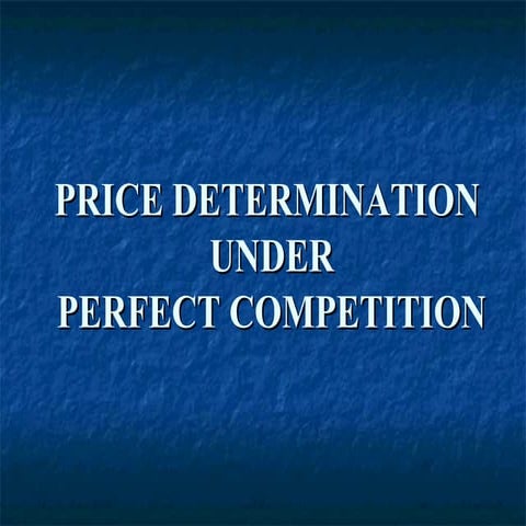 Price determination | PPT | Commodities | Economy