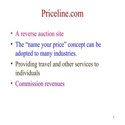 Reverse Auction | PPTX