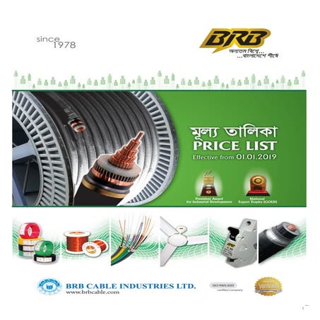 Price list cable brb | PDF