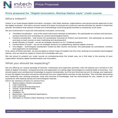 Digital innovation crash course | PDF