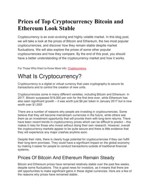 What's driving the craze of Cryptocurrency? | PDF