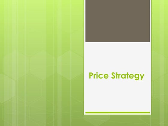 Costing and pricing | PPTX