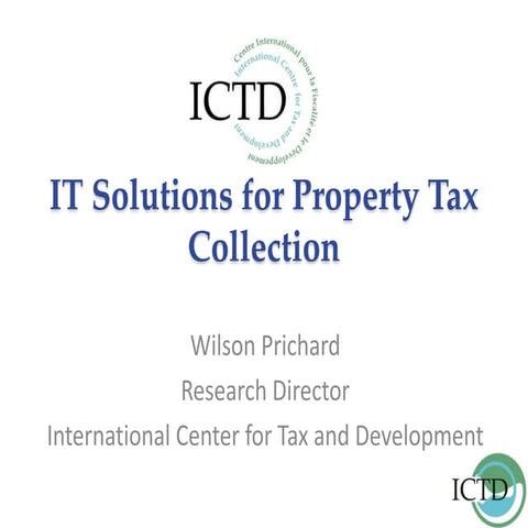 IT Solutions for Property Tax Collection | PPTX