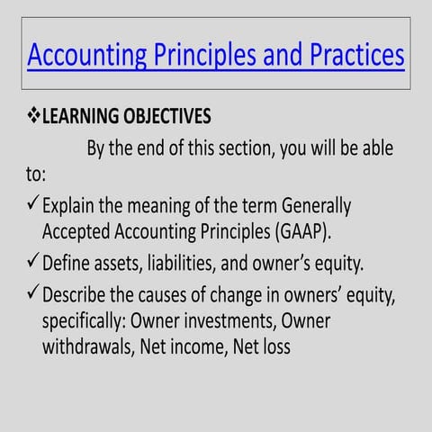 Principle Of Accounting | PPT
