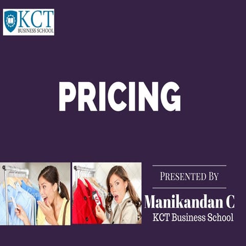 ECONOMIC PRICING FOR SELLING PRICE SELECTION | PPTX