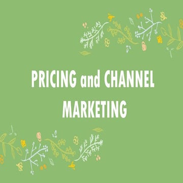 Pricing and Channel Marketing.pdf
