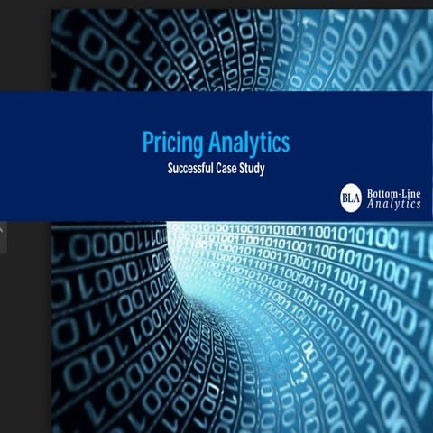 Pricing Analytics Case Study | PPT