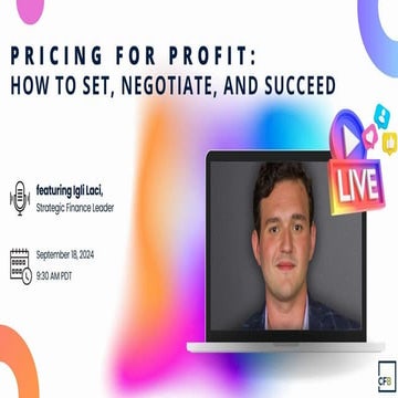 Pricing for Profit: How to Set, Negotiate, and Succeed | PDF