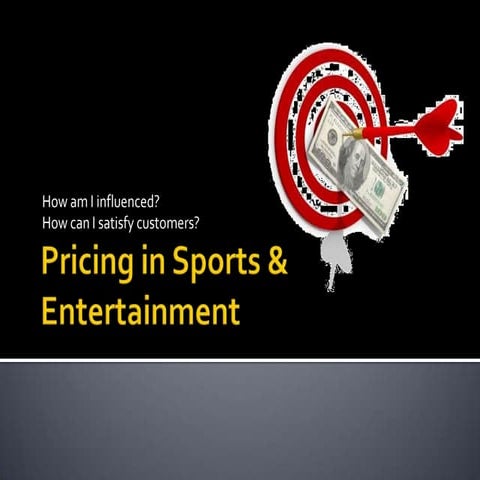Pricing in sports | PPTX