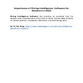 Importance of Pricing Intelligence Software for Retailers in 2022 ...