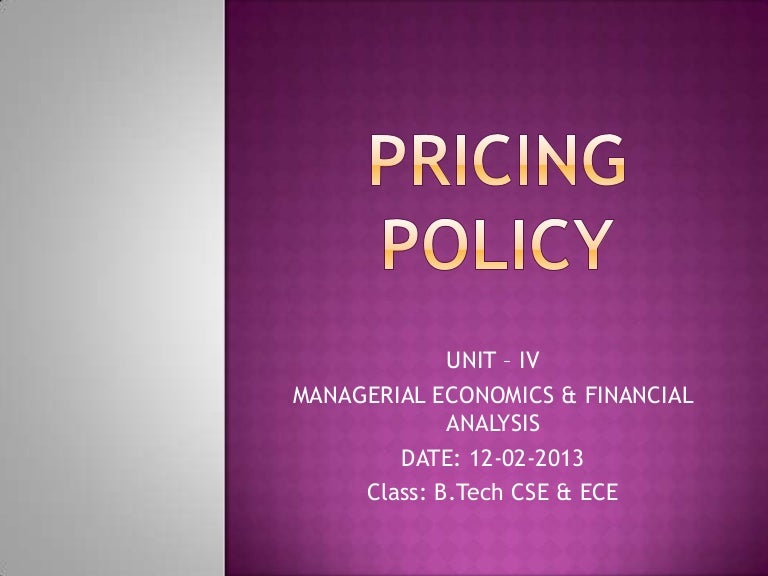 Pricing Methods pricing-methods