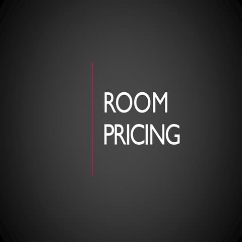 Hotel Room Pricing and different formulas | PDF