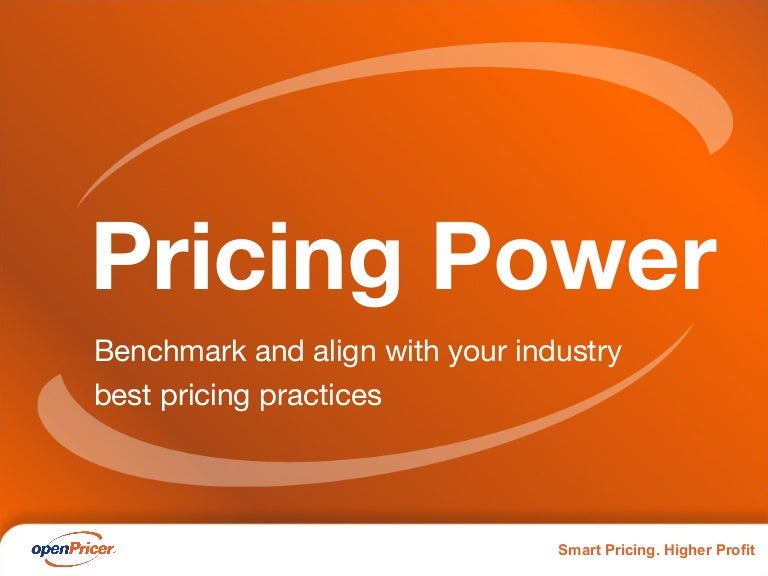 Pricing power assessment