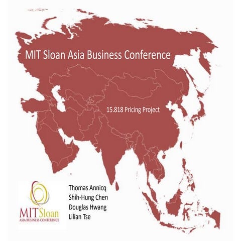 MBA/Asia Business Conference Pricing | PPT