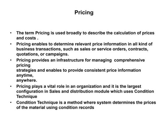 sap-mm-pricing-procedure sap mm people learning | PDF | Databases ...