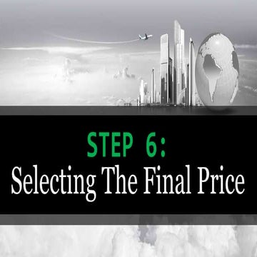 Selecting The Final Price by Kotler and Keller | PPTX