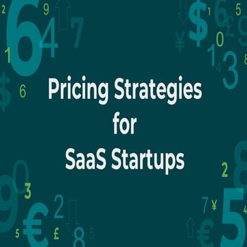 Pricing Strategies for SaaS Startups | PPTX
