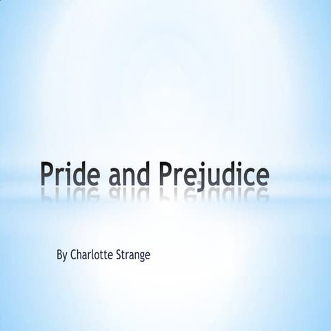 Film opening research. Pride and prejudice | PPTX
