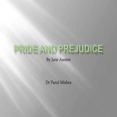 Pride and prejudice | PPT