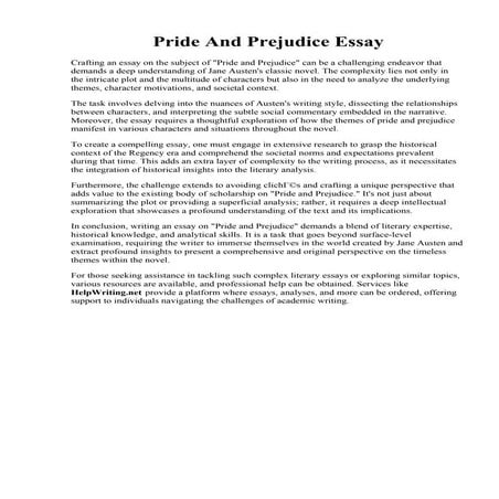 Pride And Prejudice Essay.pdf