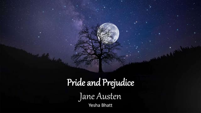 Jane Austen's Pride and Prejudice | PPTX