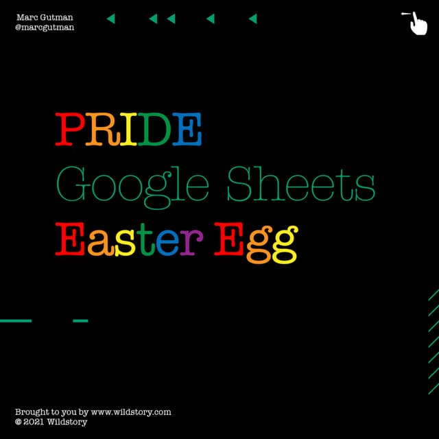 Pride Google Sheets Easter Egg Green | PDF
