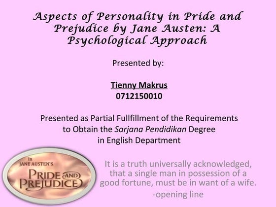 Pride and prejudice ppt | PPT