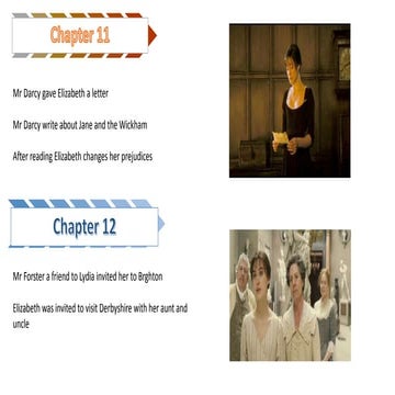 Pridge and prejudice chapters 11 to 15 | PPTX