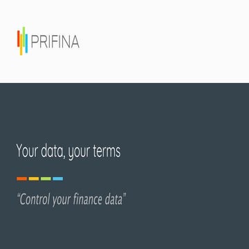 Prifina Demo at Launch Event in New York | PDF