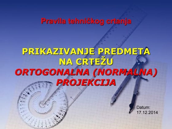 Ortogonalna projekcija | PPT